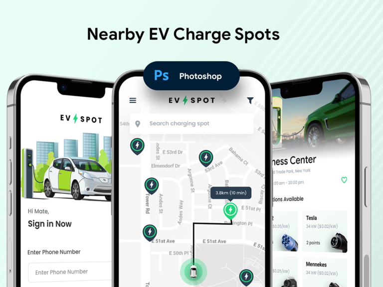 EV Charging Station App UI Kit - Download Free Resource EV Charging Station App UI Kit - Download Free Resource